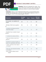 Rosenberg Self-Esteem Scale (Rosenberg, 1965) | PDF | Applied ...