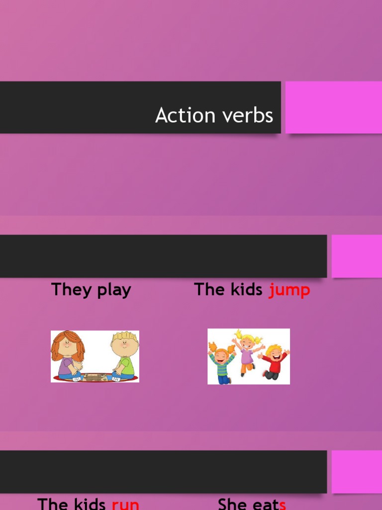 Action Verbs | PDF