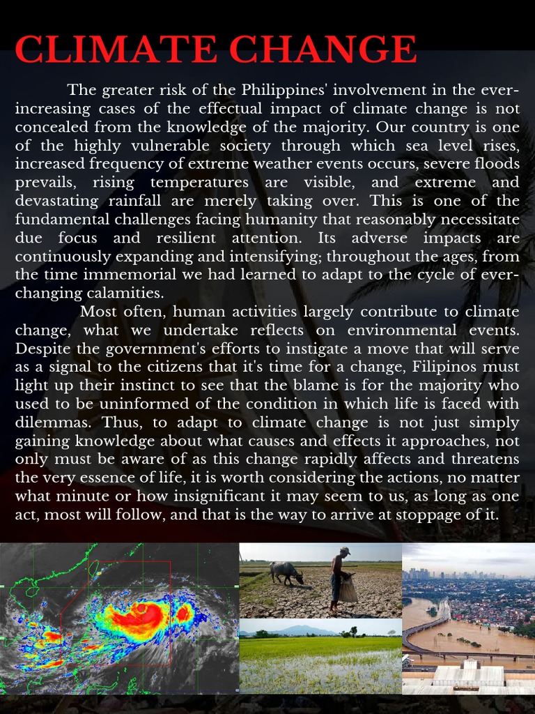 Climate Change - Essay | PDF