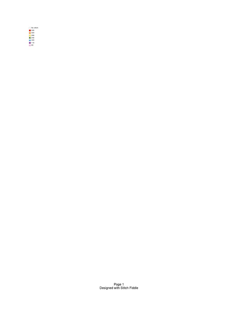 Chart - Stitch Fiddle | PDF | Needlework | Textile Arts