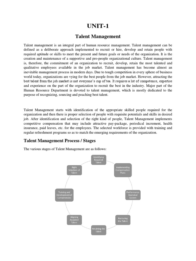 A Comprehensive Overview of Talent Management: Processes, Methodologies ...