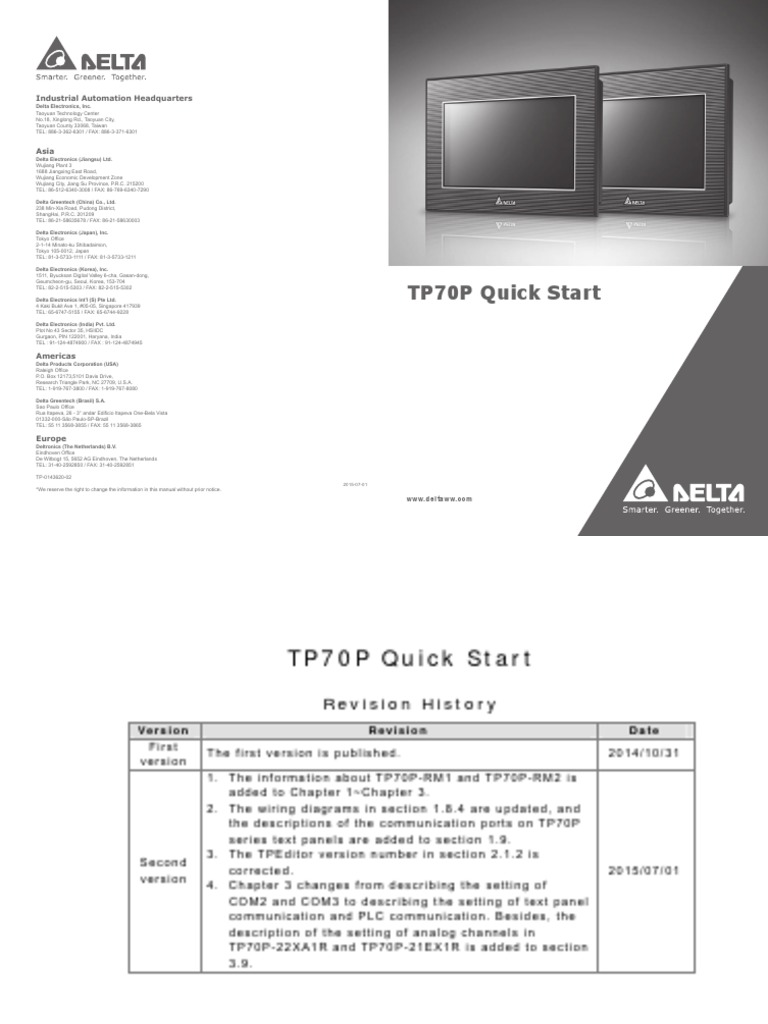 TP70P Series - Quick Start | PDF | Programmable Logic Controller ...