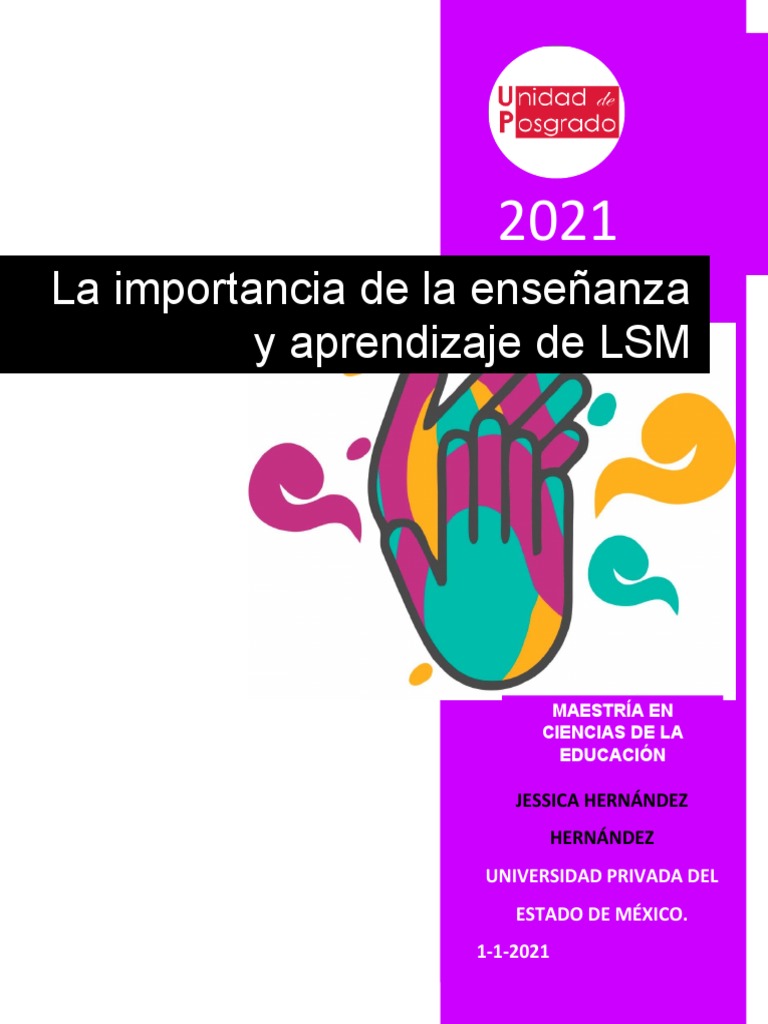 Importancia De La Lsm En La Inclusión Social Pdf Razonamiento