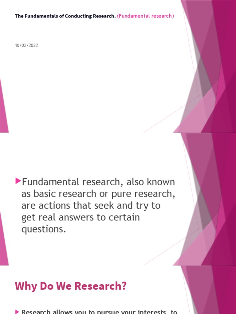 The Fundamentals of Conducting Research | PDF