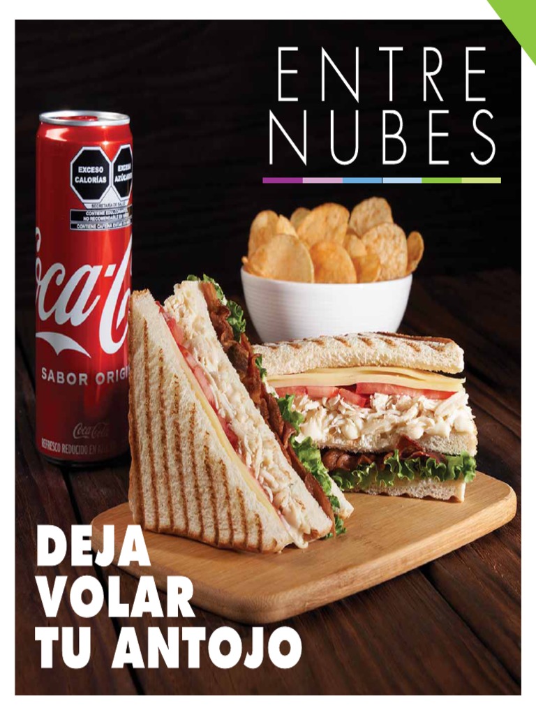 Menu-Entre-Nubes-Volaris 2021 | PDF | Aeropuerto | Alimentos