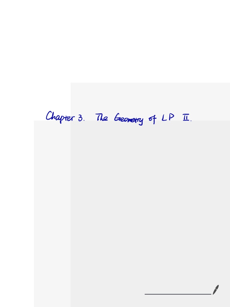Characterizing Extreme Points of a Linear Programming Feasible Region | PDF