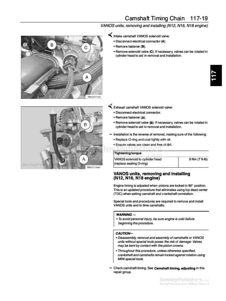 Mini Cooper Cooper S Clubman r55 r56 r57 Service Manual 2007 2013 ...