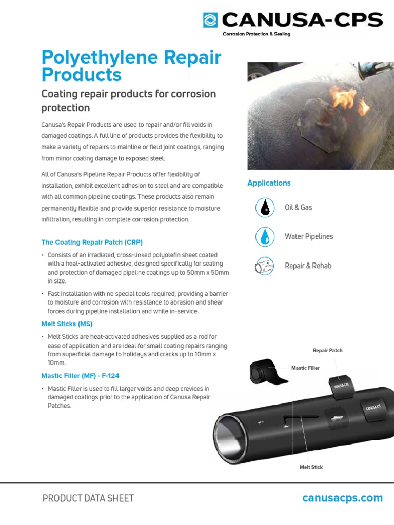 Parche CRP 65 - Ficha Técnica - en Ingles | PDF | Corrosion | Pipeline ...