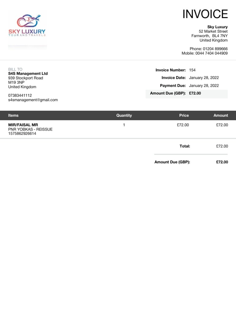 Invoice 154 2022-01-28 | PDF