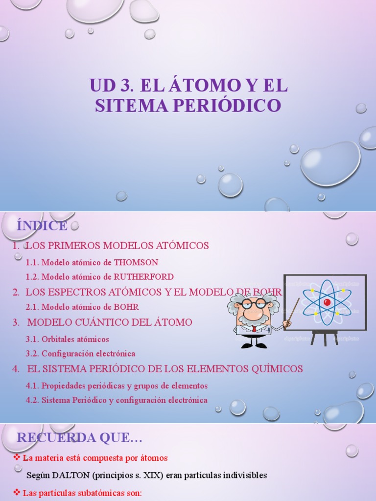 El Atomo y El Sistema Periodico | PDF | Átomos | Orbital atómico