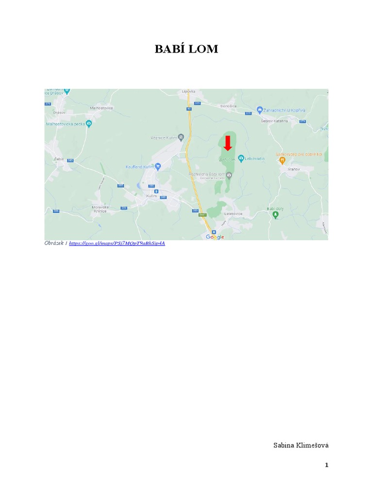 BABÍ LOM - Klimešová Sabina | PDF