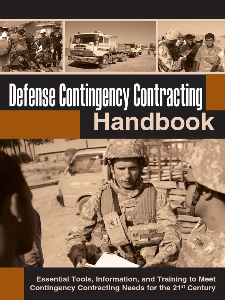 Contingency Contracting Handbook | PDF | Bribery | Procurement