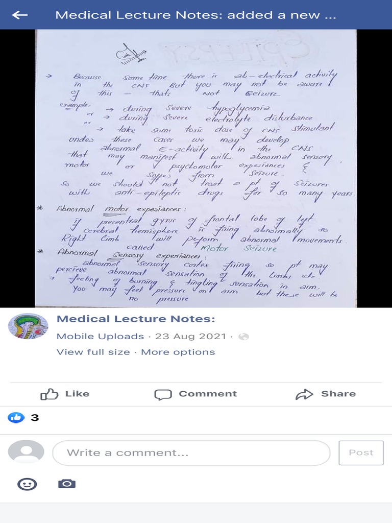 Medical Lecture Notes Added A New Photo. - Medical Lecture Notes | PDF ...