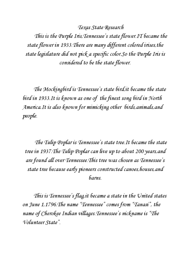 Texas State Research | PDF