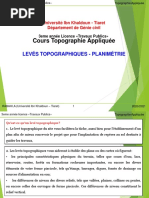 Tracé et caractéristiques des courbes de niveau | PDF | Plan (Géométrie ...