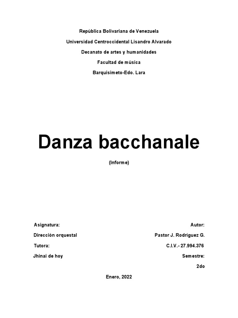 Bacchanale | PDF | Camille Saint Saëns | Música clásica