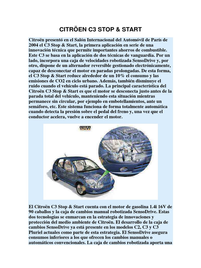 CITROEN Manual Citroen C3 | PDF | Transmisión (Mecánica) | Fabricantes ...