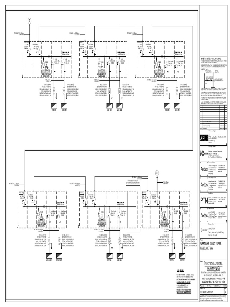 Ice E083-E-Pjw-101-3a - Electrical Single Line Diagram - Sheet 3 - Mv ...
