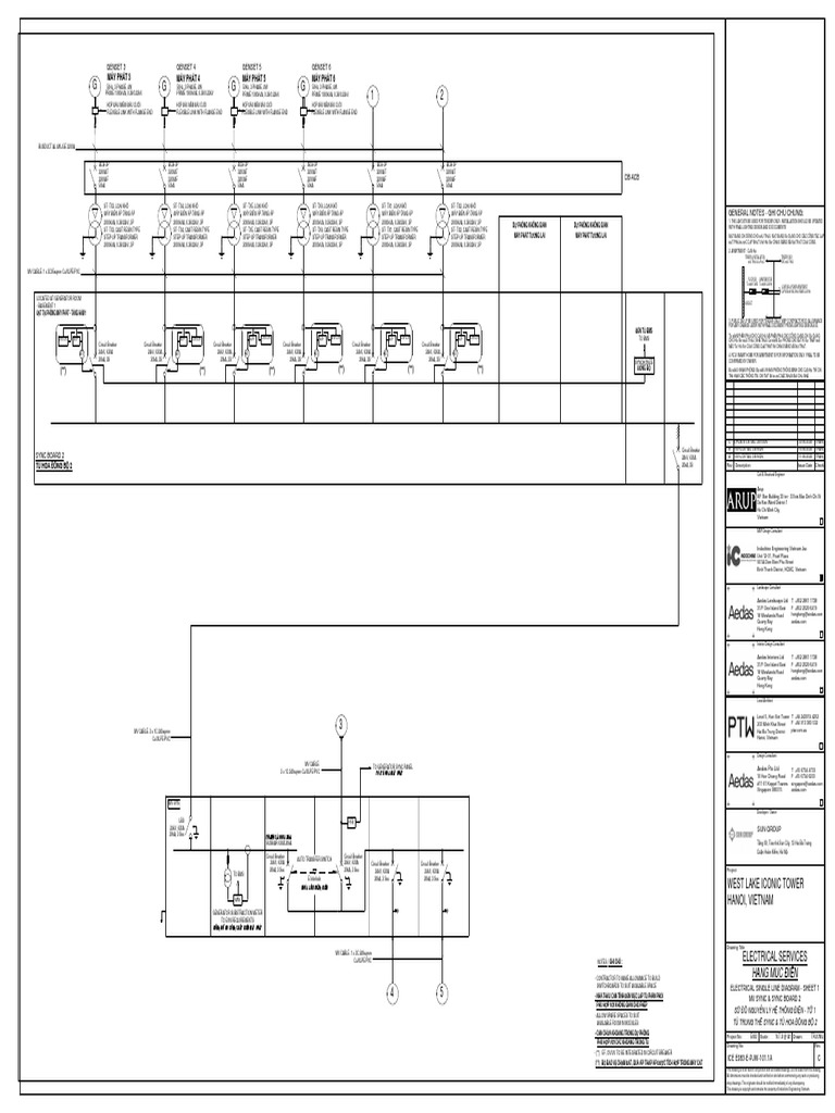 Ice E083-E-Pjw-101-1a - Electrical Single Line Diagram - Sheet 1 - MV ...