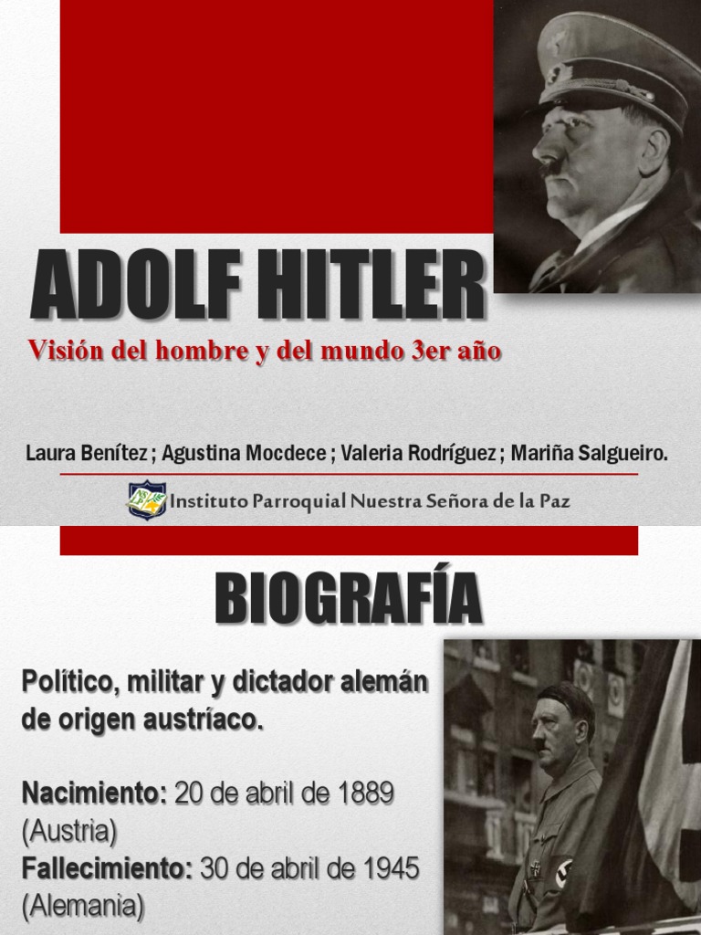 Adolf Hitler - Biografía | PDF | Adolf Hitler | Alemania nazi