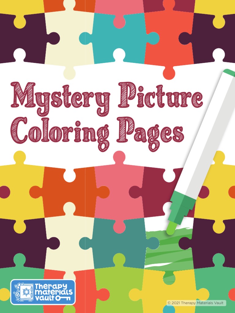 Mystery Picture Coloring Pages Atyion | PDF | Psychotherapy | Cognition