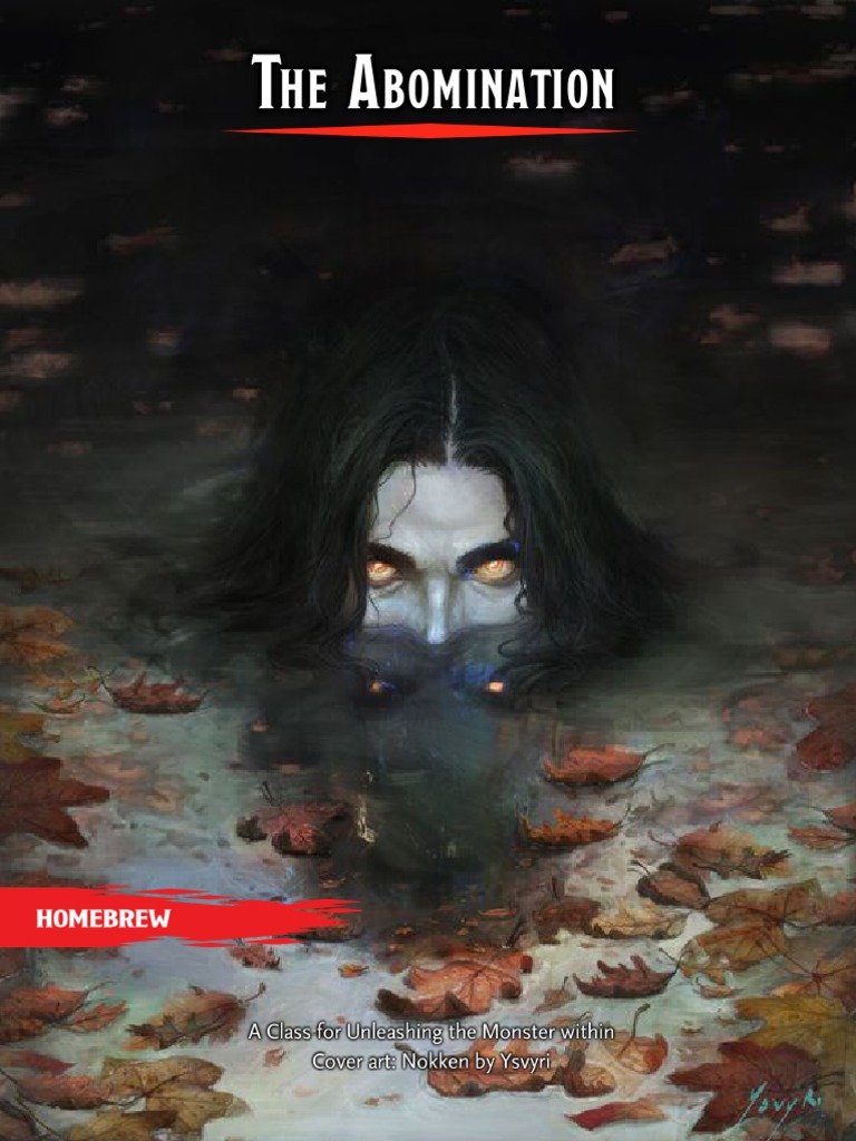 The Abomination Gm Binder Pdf