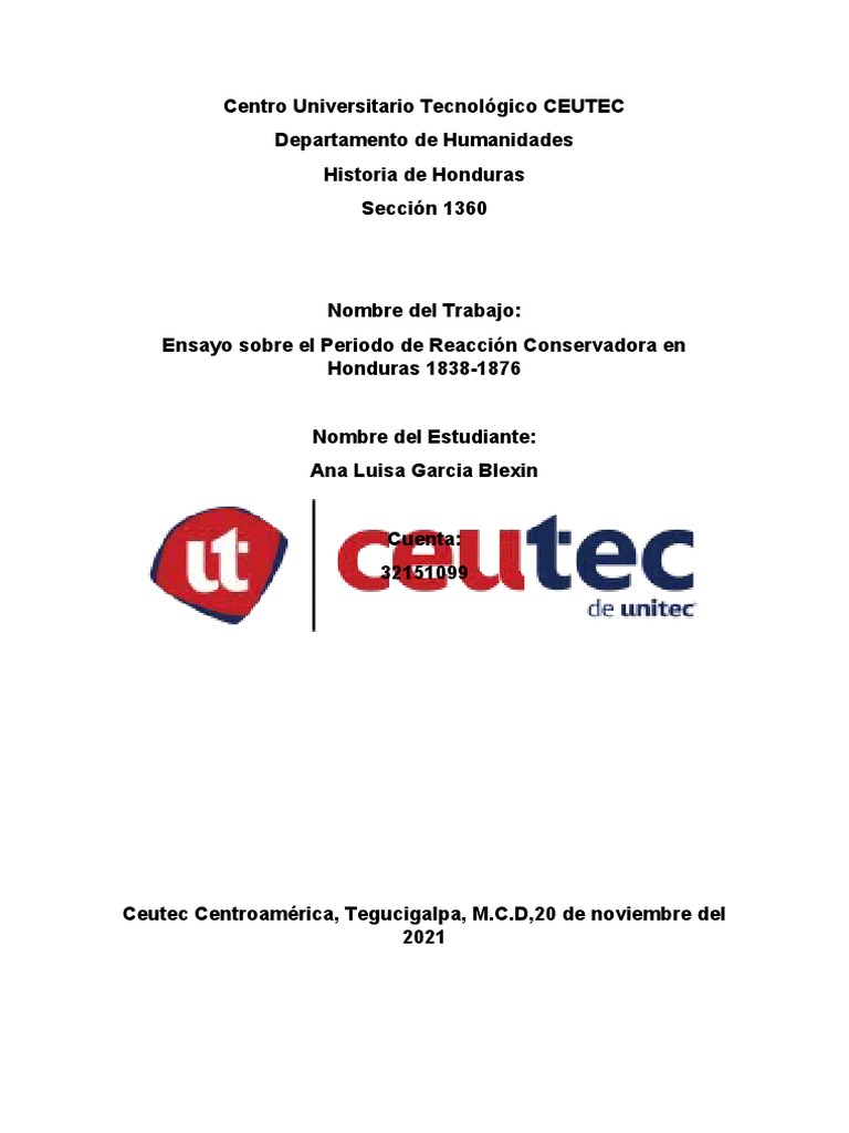 Centro Universitario Tecnológico CEUTEC | PDF | Honduras