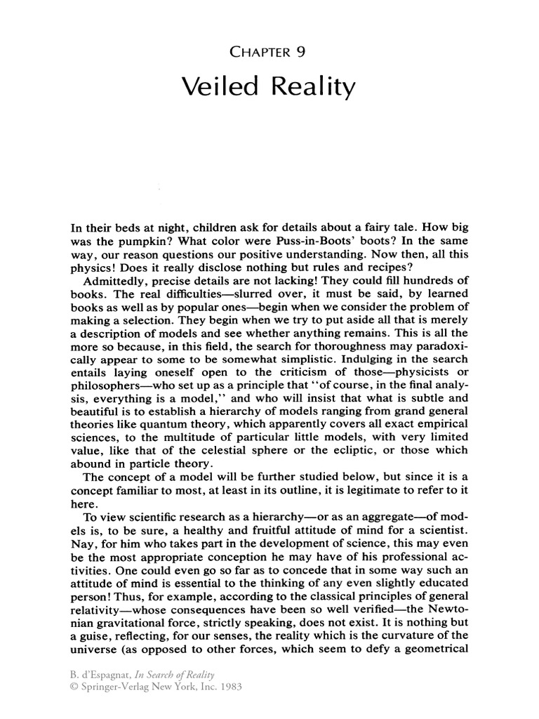 Veiled Reality | PDF | Reality | Quantum Mechanics