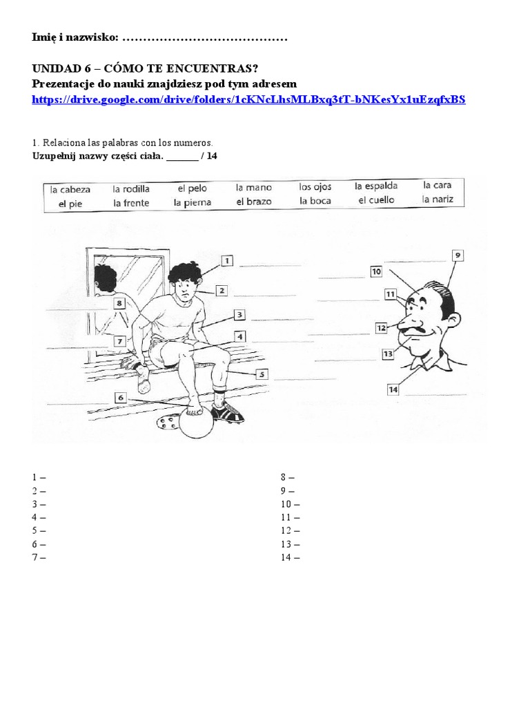 Explora 1 Unidad 6 Prueba | PDF