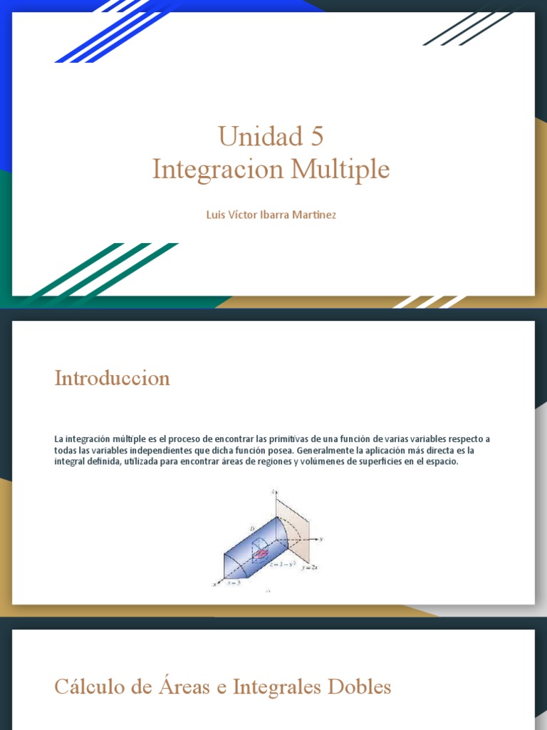 Unidad 5 Integracion Multiple | PDF | Integral | Vector Euclidiano