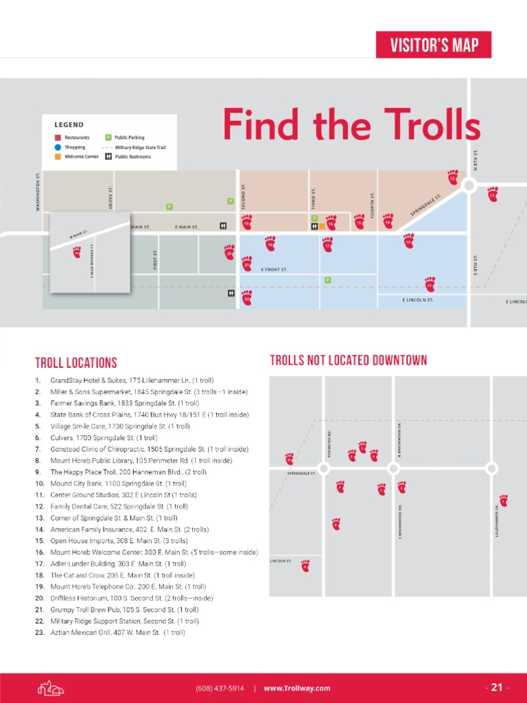 2020 Troll and Visitor Map Printable | PDF