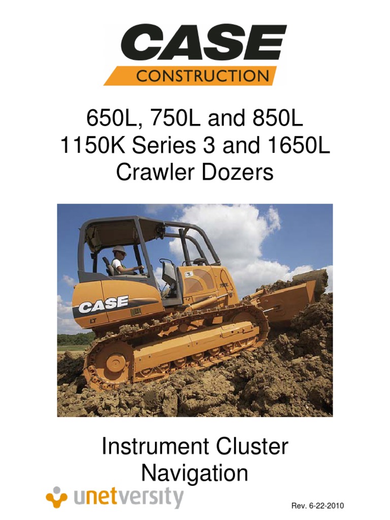 Crawler Dozer Instrument Cluster Guide | PDF | Light Emitting Diode ...