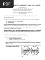 Calibrating An Eyepiece Graticule | PDF | Optical Devices | Glass ...
