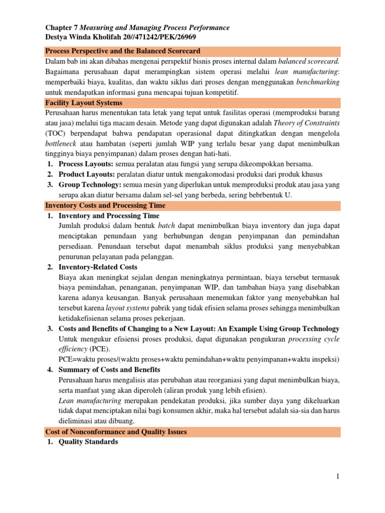 Resume Sesi 6 - Chapter 7 Atkinson | PDF