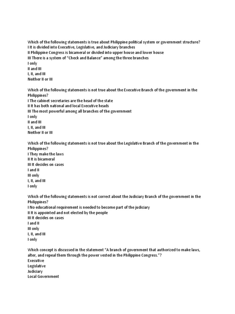 PPG Final Test | PDF | Pardon | Supreme Courts