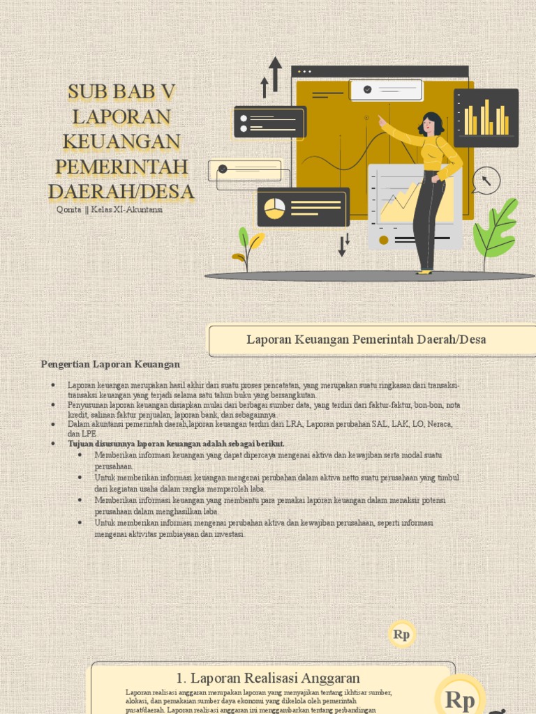 Contoh Presentasi Laporan Keuangan Pemerintah Daerah/desa | PDF