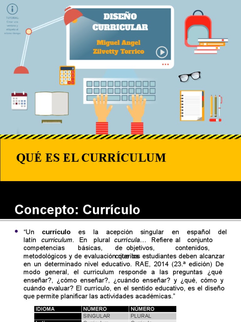 Definición y Evolución del Currículo | PDF | Plan de estudios | Teoría ...