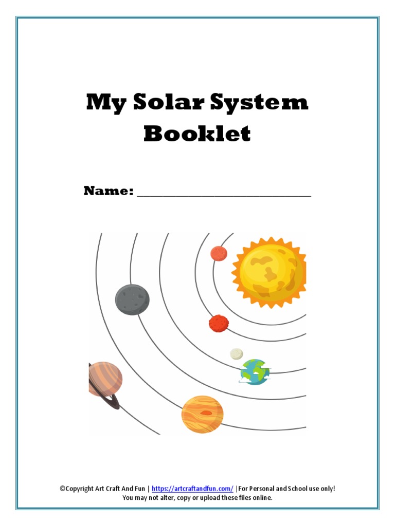Solar System Worksheets | PDF | Solar System | Planets