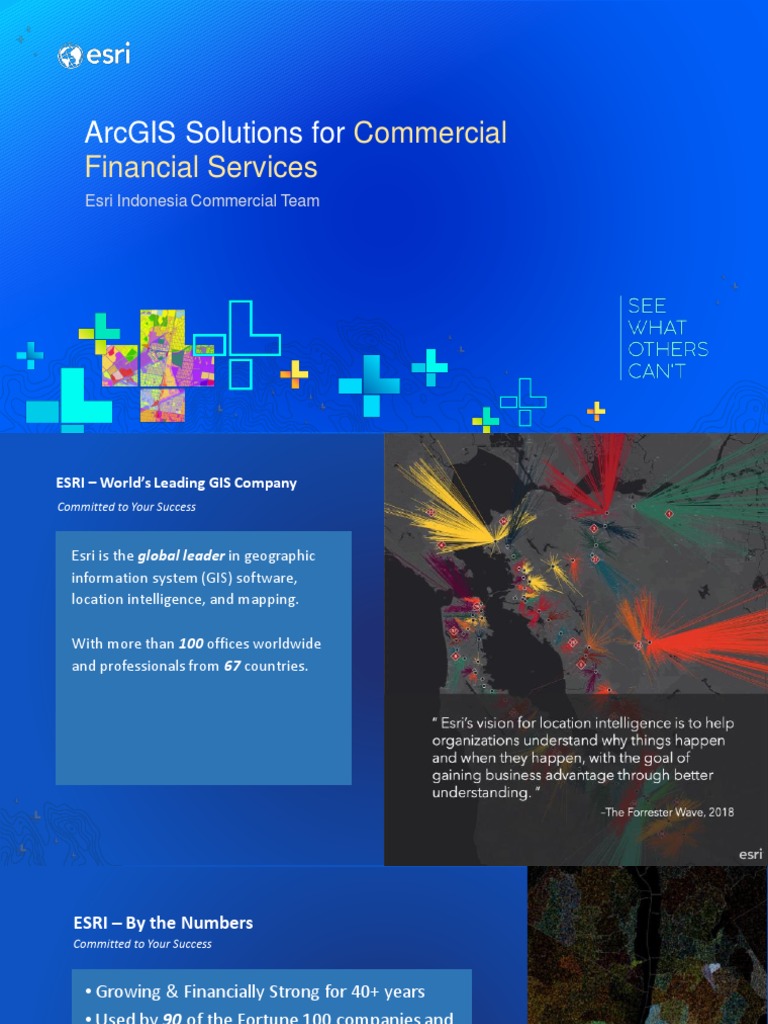 Esri ArcGIS Solution For FSI Banking General Presentation v1 Melni ...