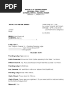 Moot Court Sample Script | PDF | Witness | Prosecutor