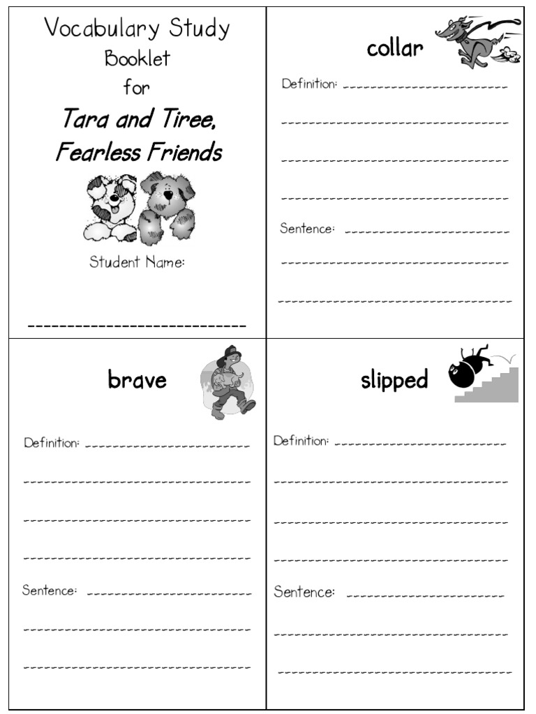 Tara and Tiree, Fearless Friends: Booklet For | PDF | Change | Value ...