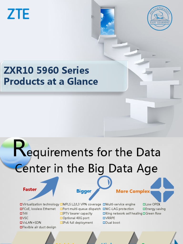 SJ-20161215185532-001-ZXR10 5960 Series (V3.02.20) Products at A Glance | PDF | Network Switch ...
