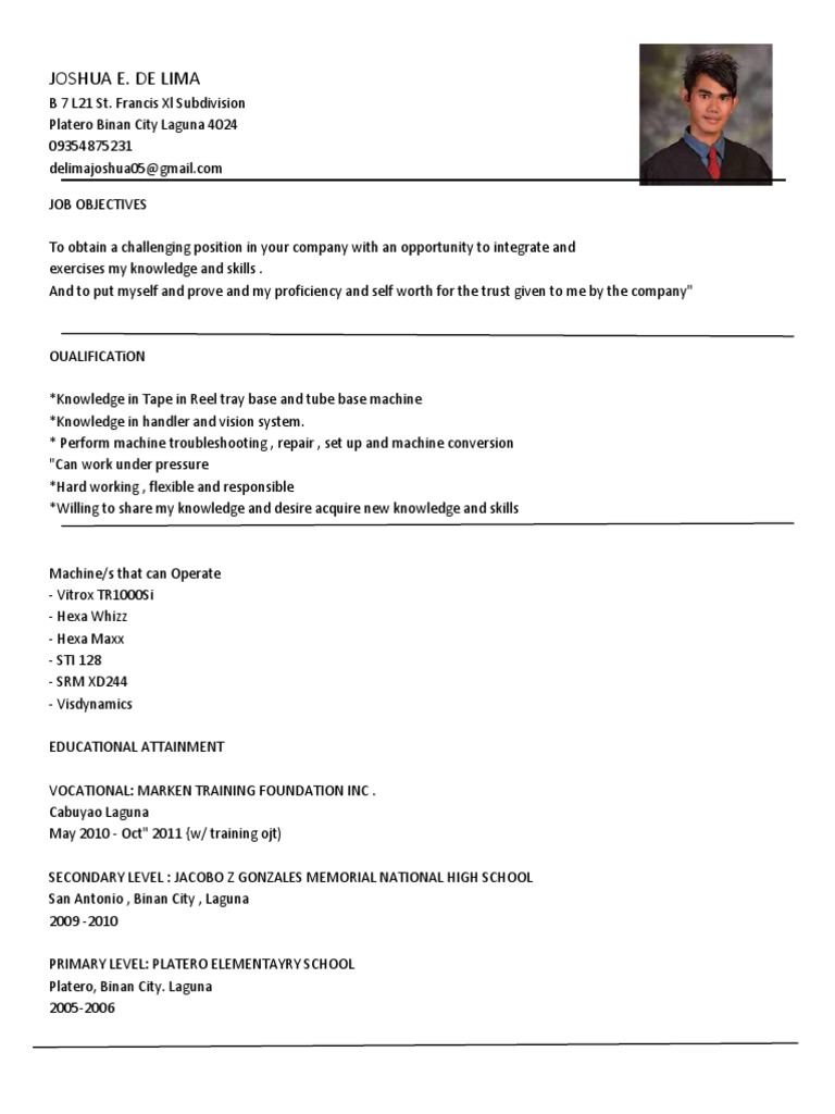 PDF Josh Resume | PDF | Business