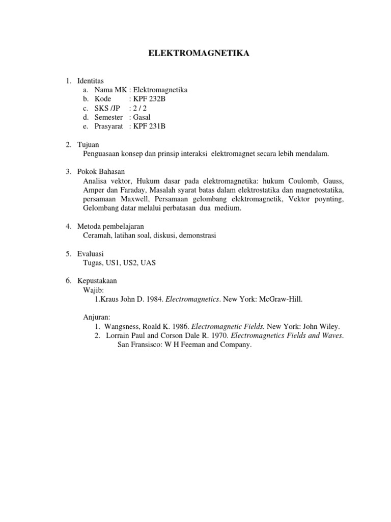 Elektromagnetika | PDF