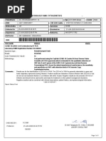 Serology Report: Test Units Normal Range | PDF | Serology | Infection