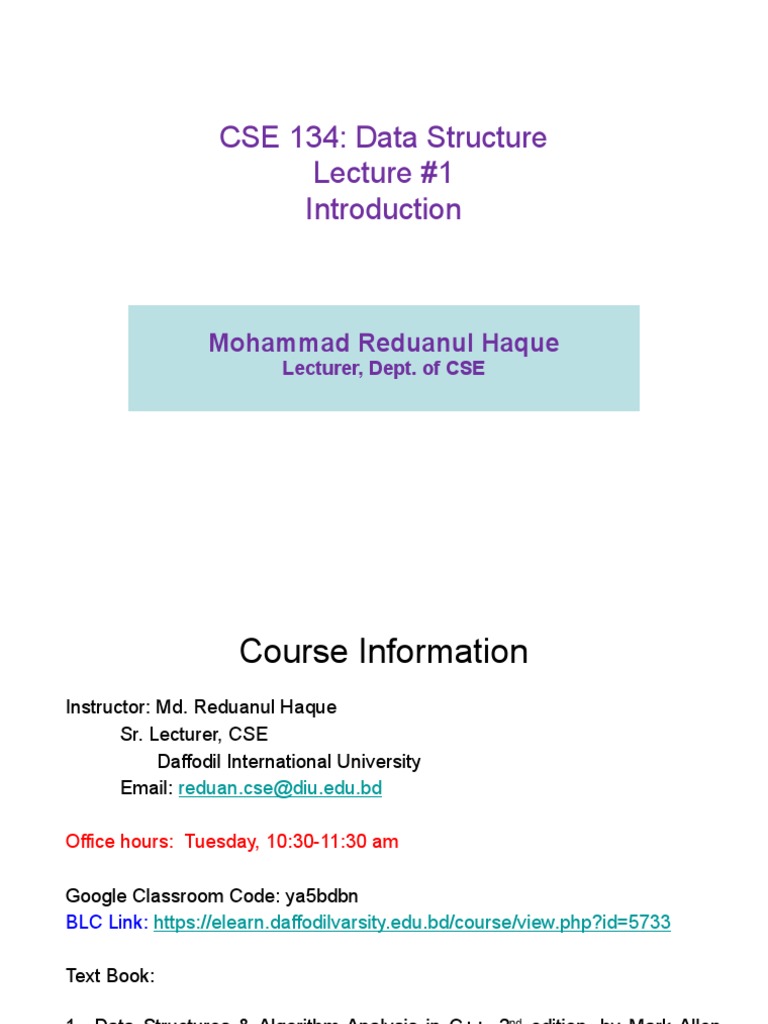 Datastructurelecture 01 | PDF | Array Data Structure | Matrix (Mathematics)