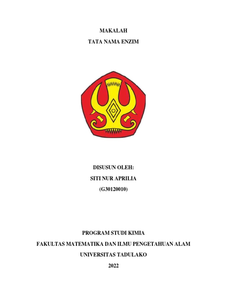 Tata Nama Enzim untuk Mahasiswa | PDF