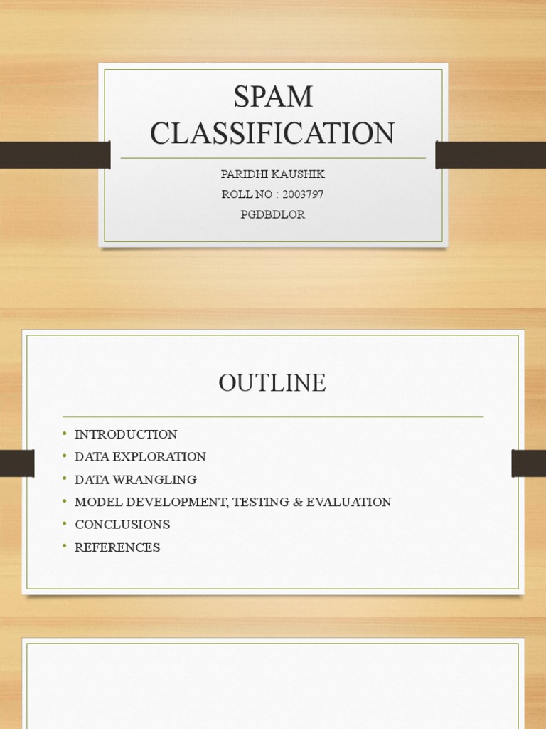 Spam Classification Using OCR and R | PDF | Matrix (Mathematics ...
