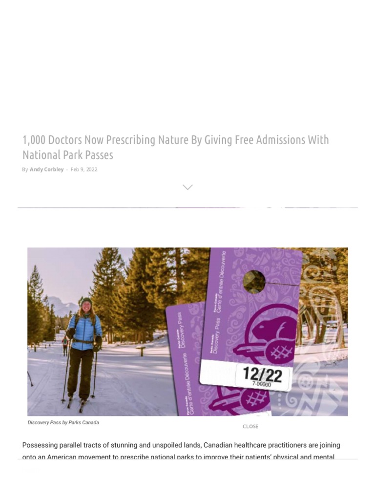 Nature Prescriptions for Canadians | PDF | Medical Prescription | Physician