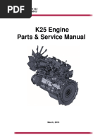 Nissan K21 K25 Forklift Trucks Engine Service Manual PDF | PDF